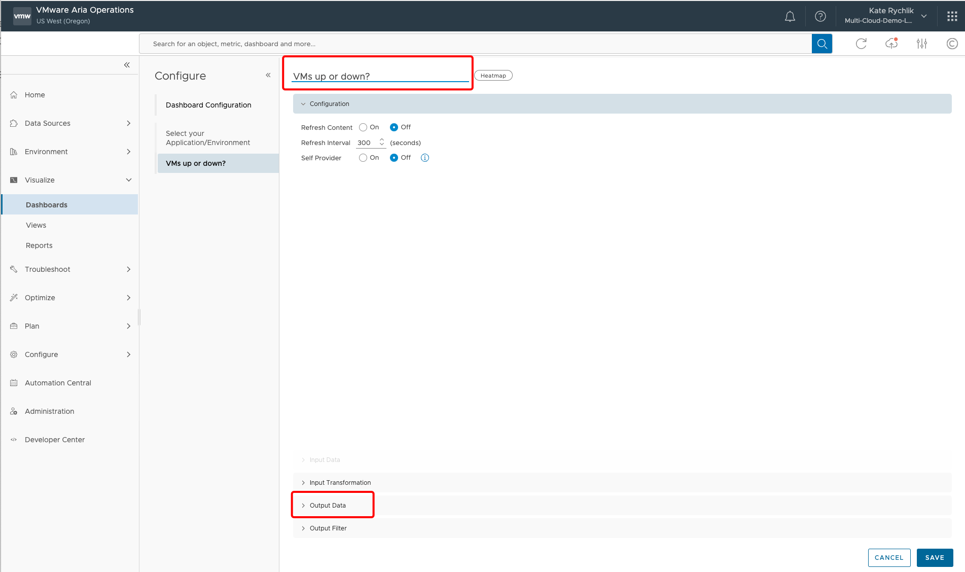 Create Dashboard | VMwareAria.github.io